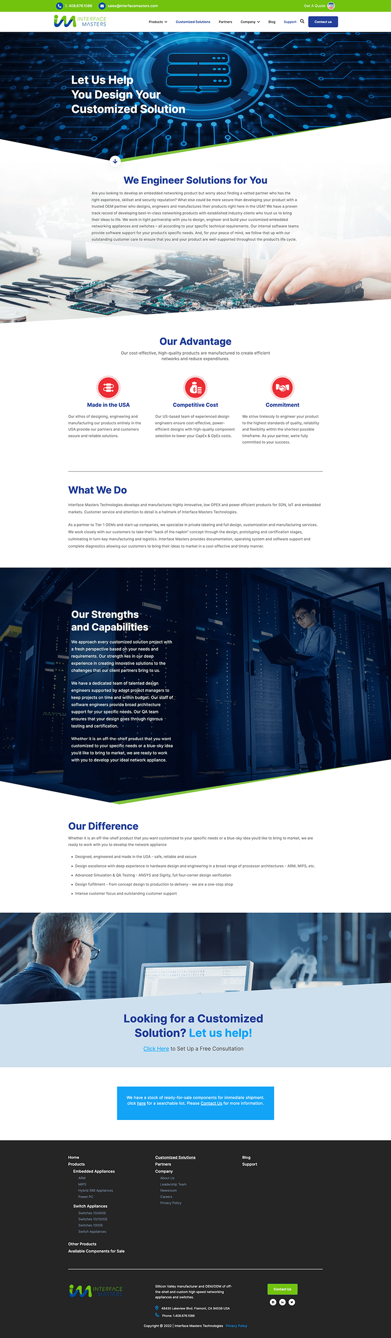 Interface Masters: Website Redesign