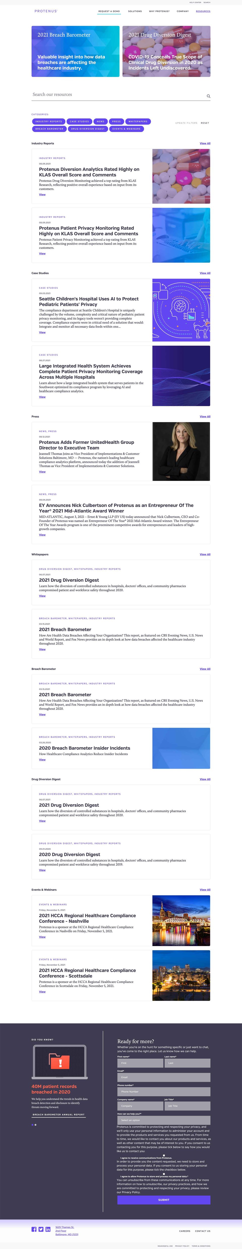 Protenus: Migration from WordPress