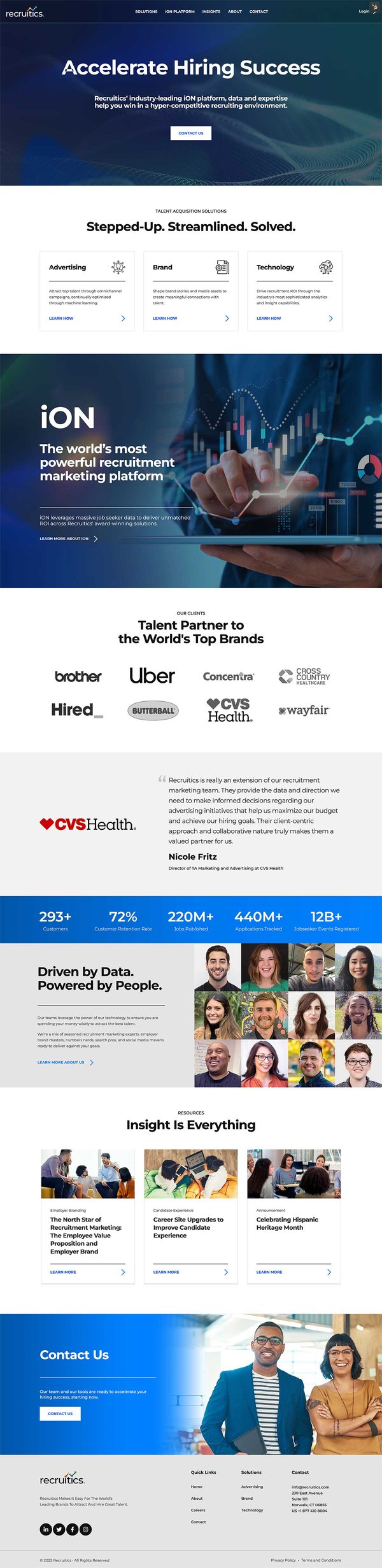 Recruitics: Website Build